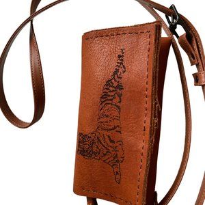 Packsimus Maximus | Bags | Leather Laser Printed Tiger Walletcell Phone ...
